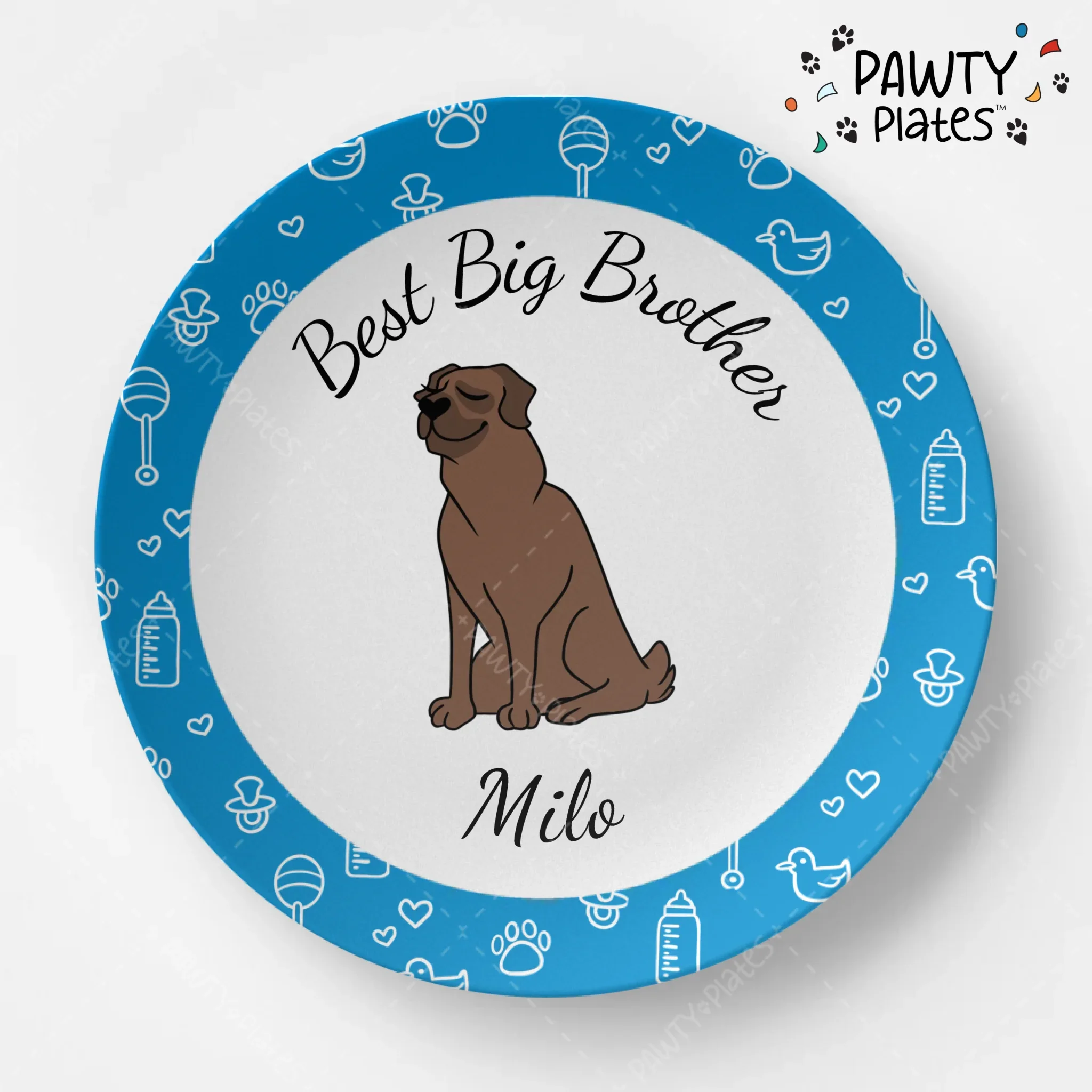 Rottweiler | Personalized Dog Plates | Pawty Plates