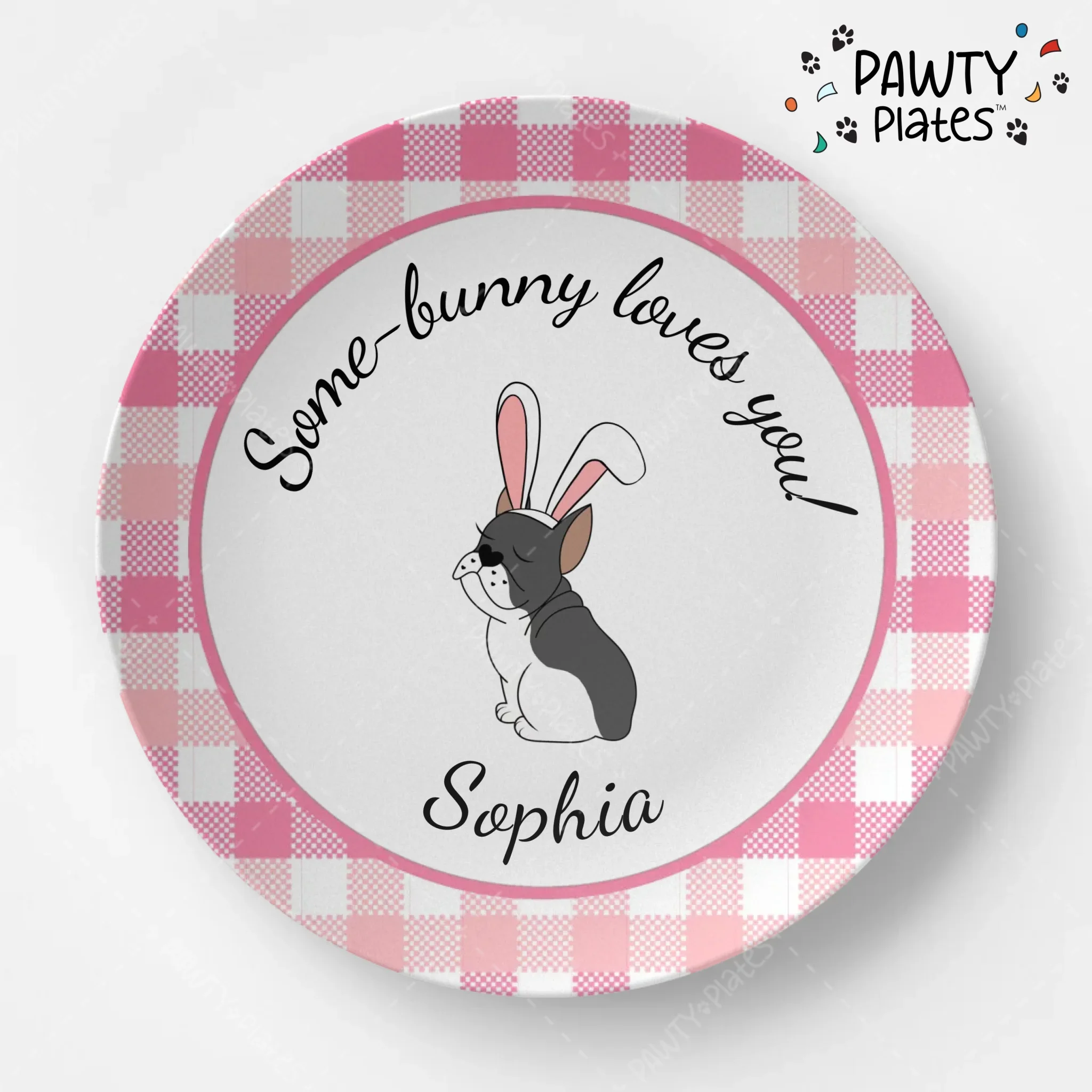 Boston Terrier | Personalized Dog Plates | Pawty Plates
