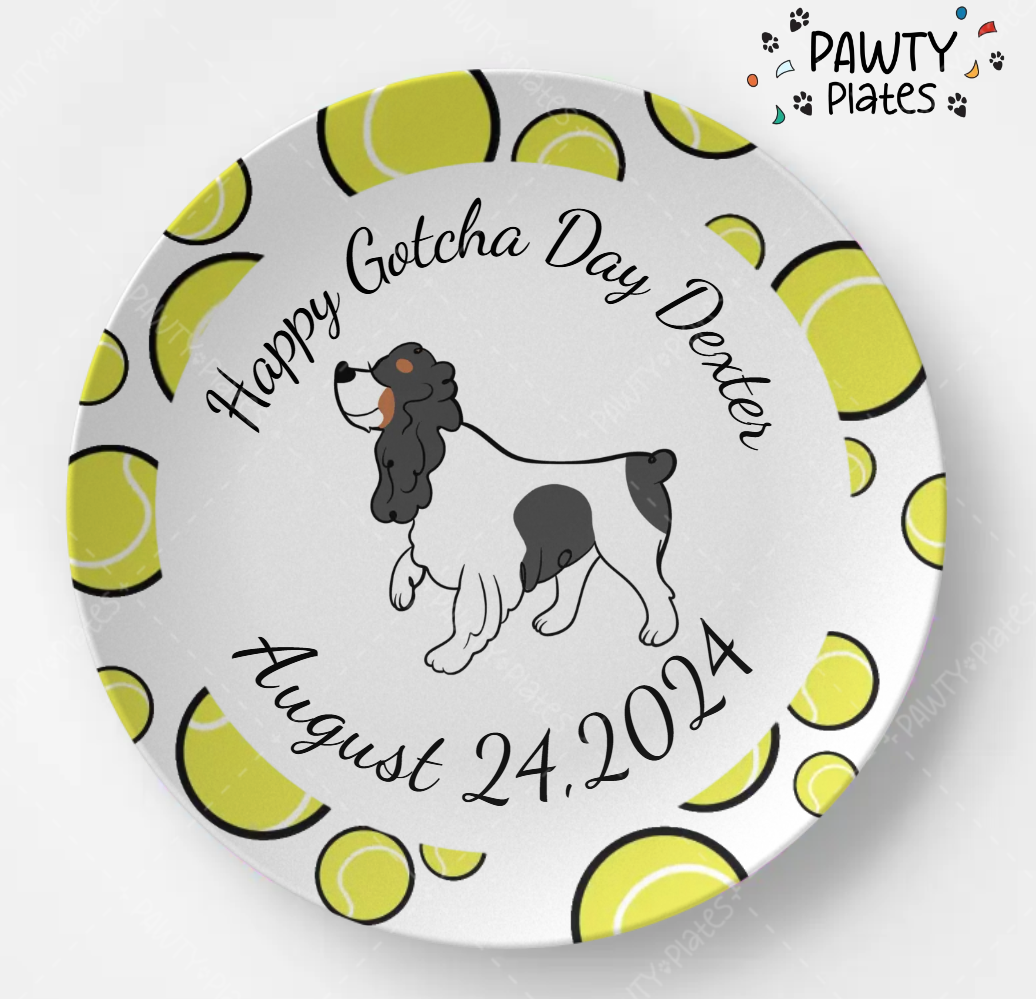 Gotcha Day | Personalized Pet Plates | Pawty Plates
